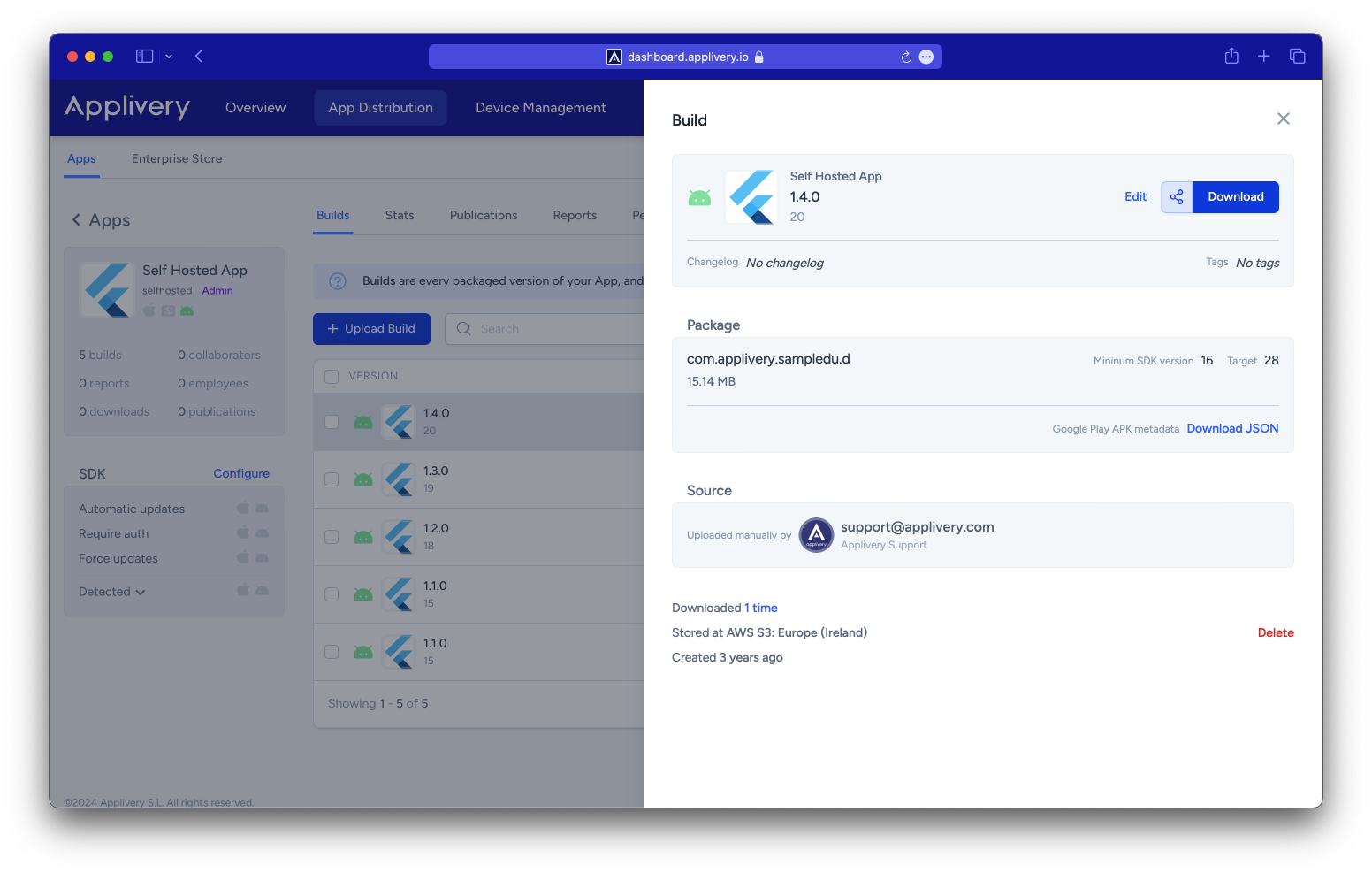 How to deploy self-hosted private apps
