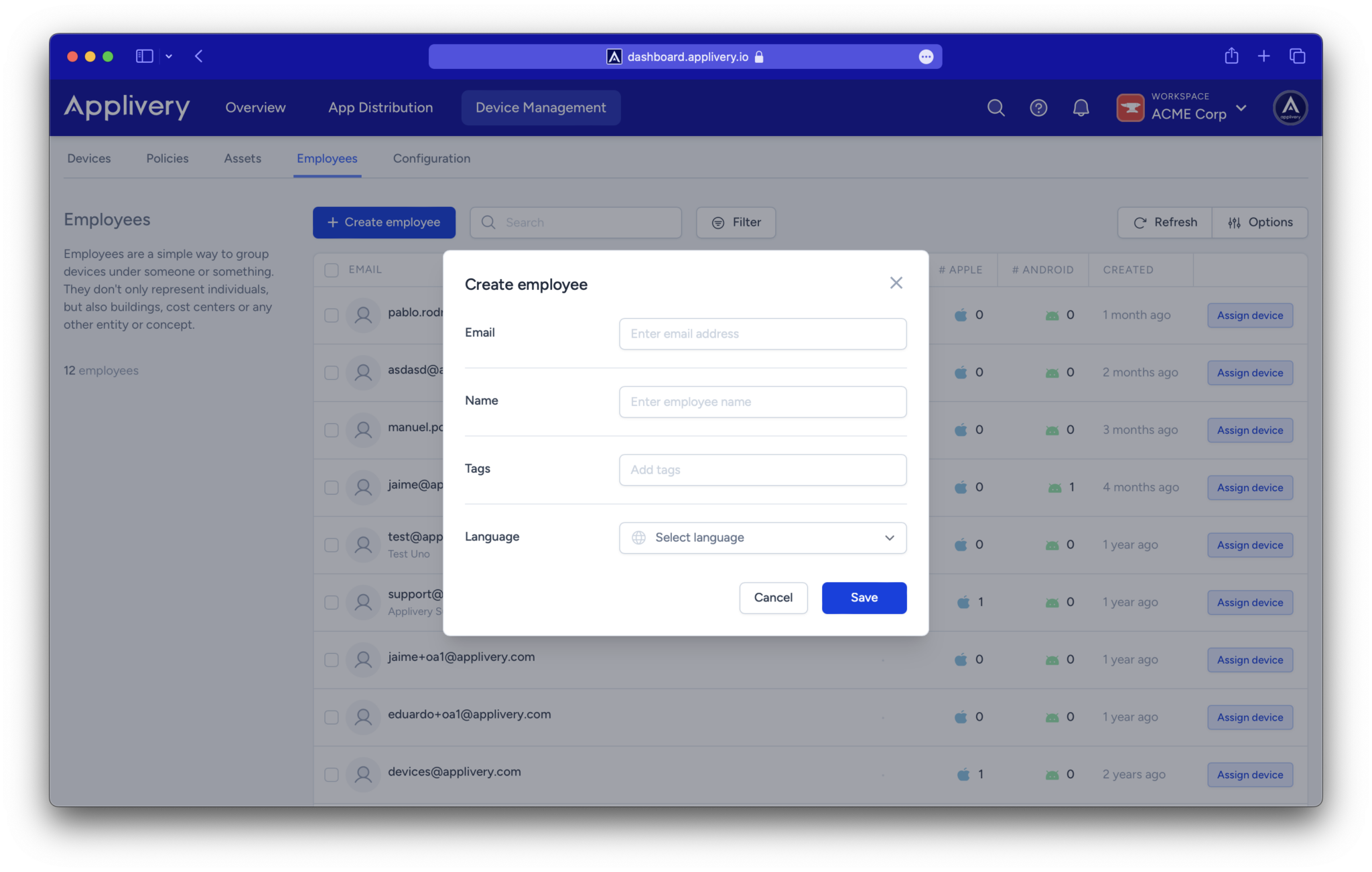 How to enroll an Android Device