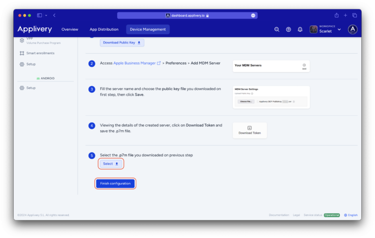 Apple Device Enrollment Program (DEP)