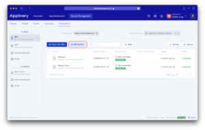 Apple Device Enrollment Program (DEP)