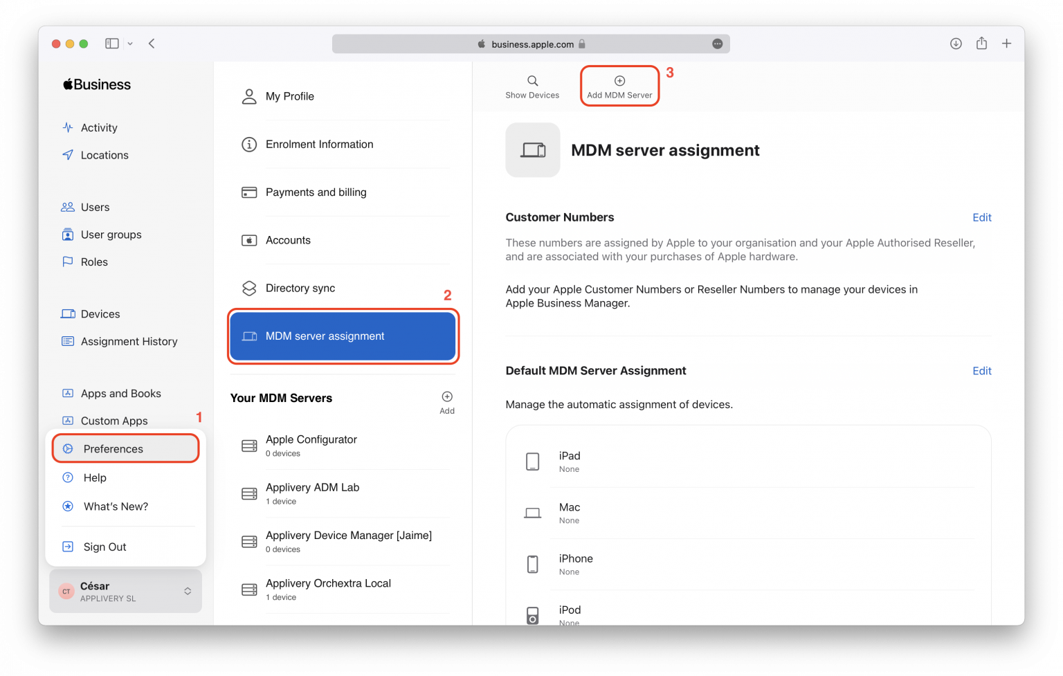 Apple Device Enrollment Program (DEP)