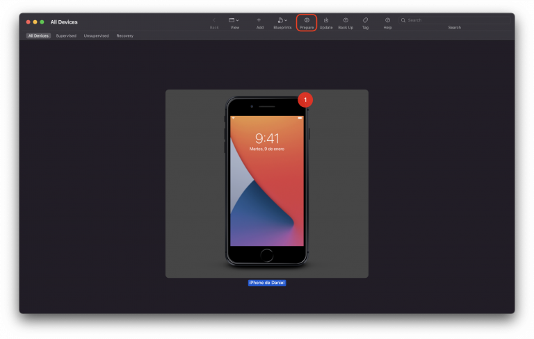 Enrollment with Apple Configurator