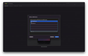 Enrollment with Apple Configurator
