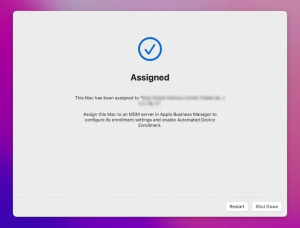 Enrollment with Apple Configurator