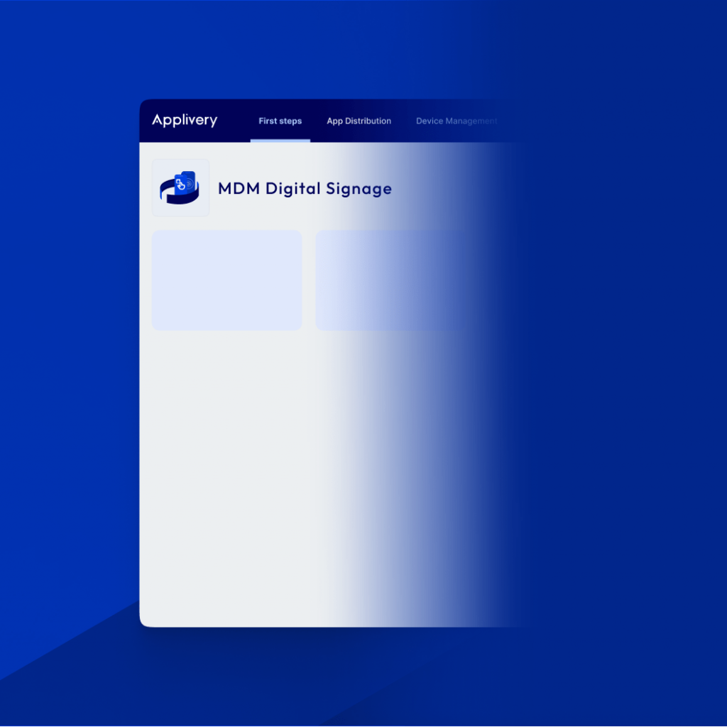 Looking for MDM Digital Signage? | MDM Solution | Applivery Device ...