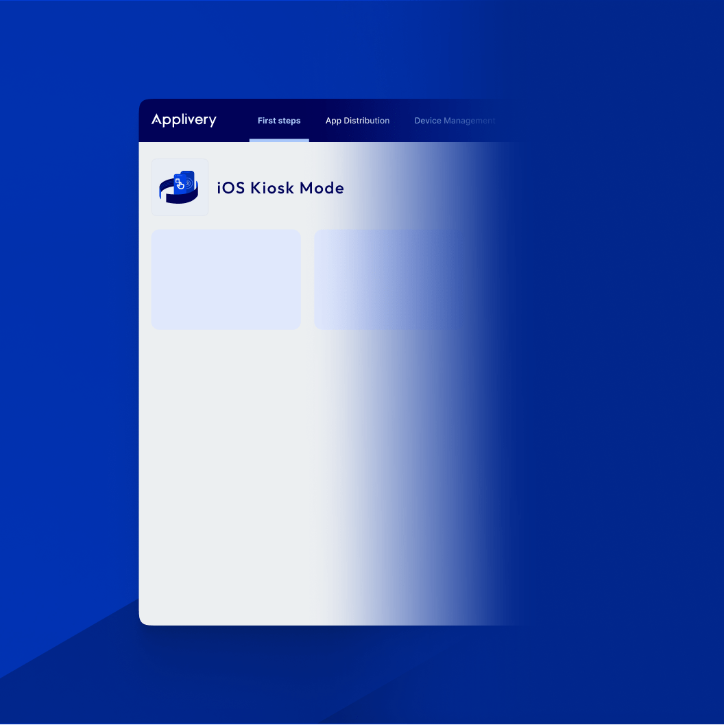 MDM iOS Kiosk Mode | Applivery Device Management