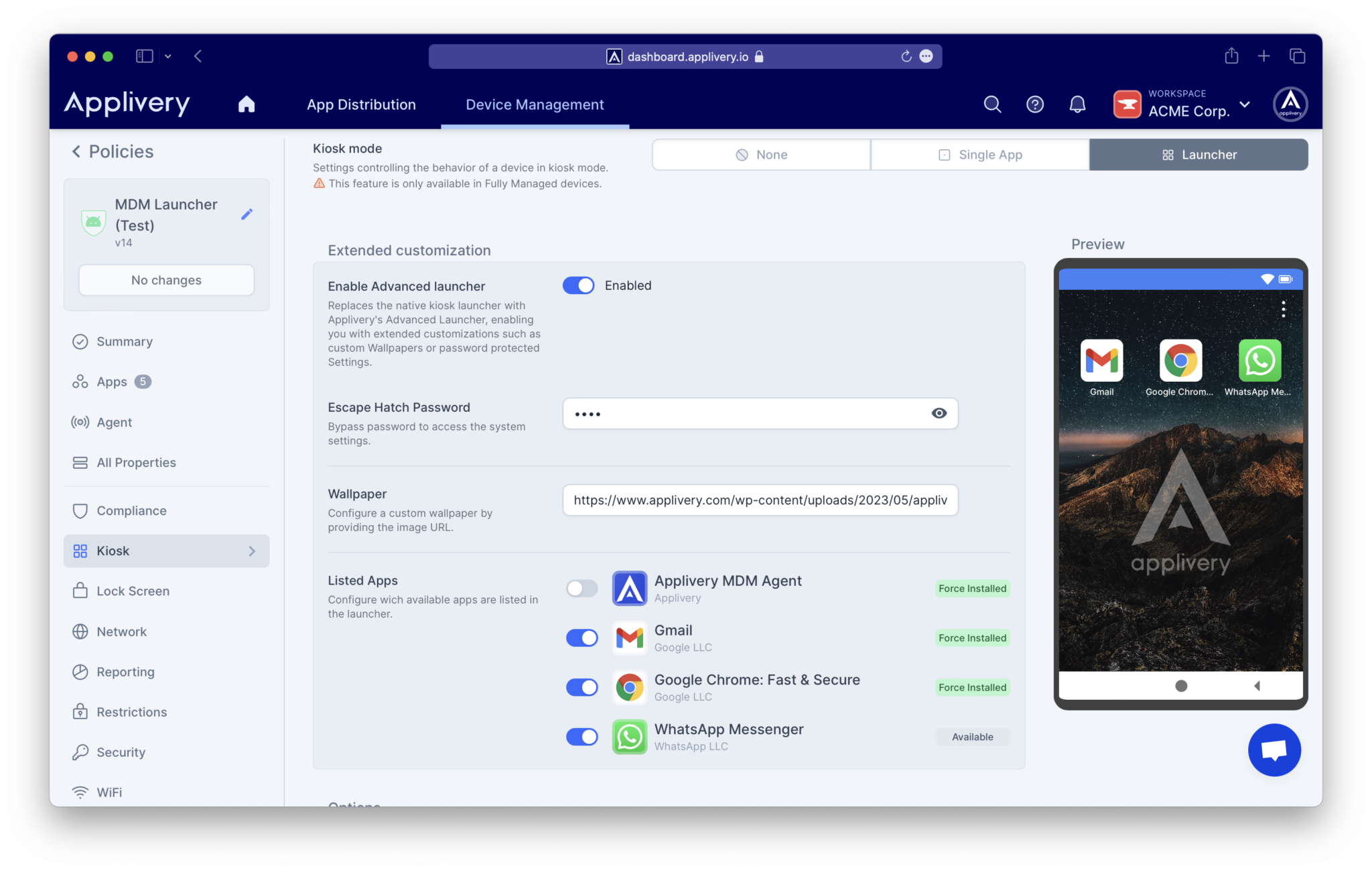 May New Features: Kiosk & Advanced Launcher with Map Visualization
