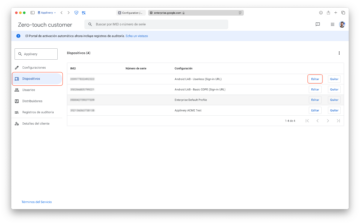 Android Zero-touch Enrollment