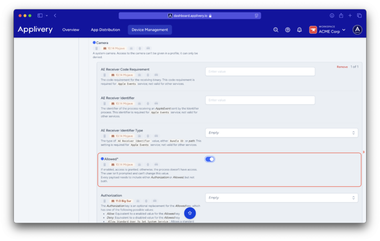Managing app permissions on macOS