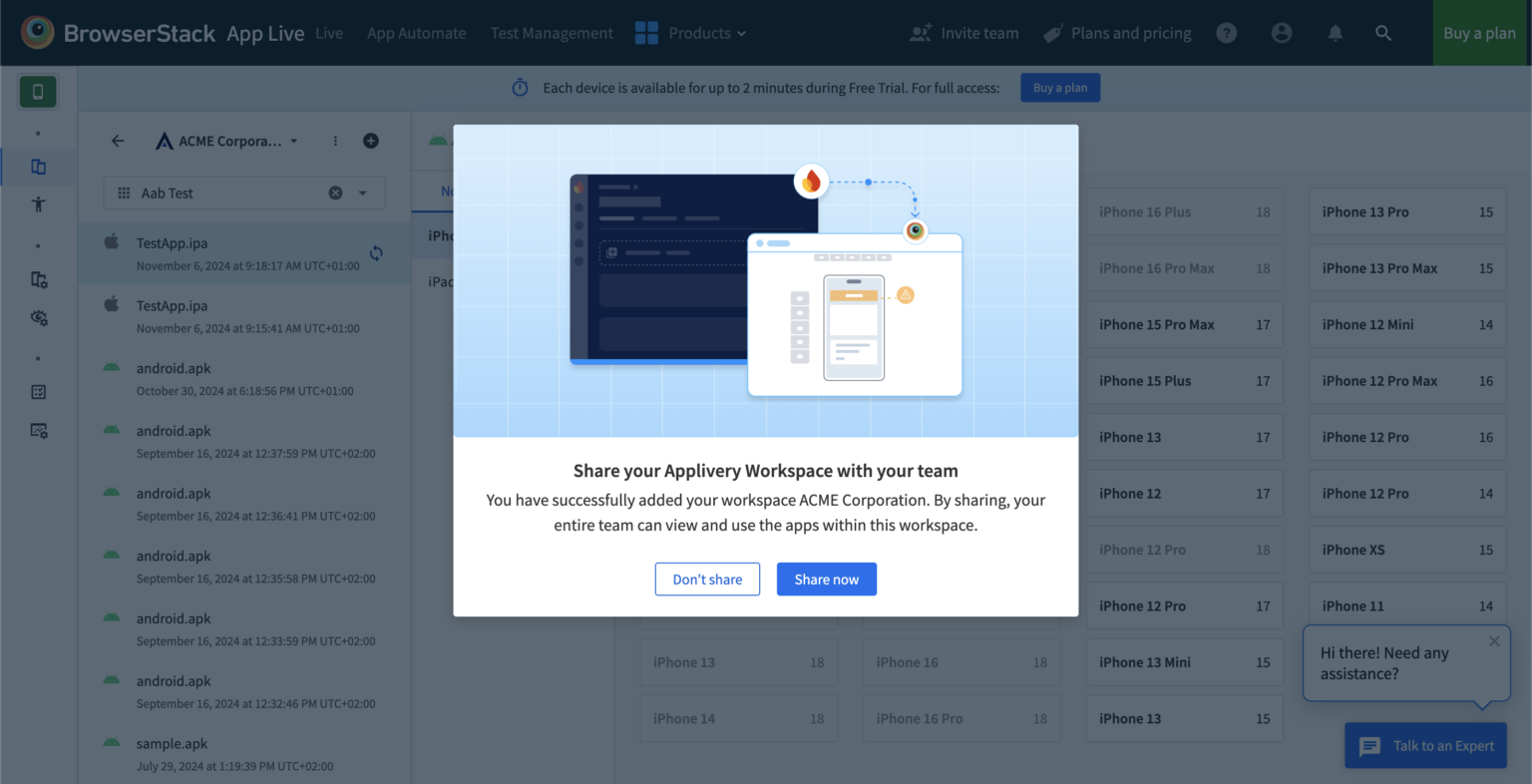 Supercharge your testing: Applivery & BrowserStack App Live – Now ...