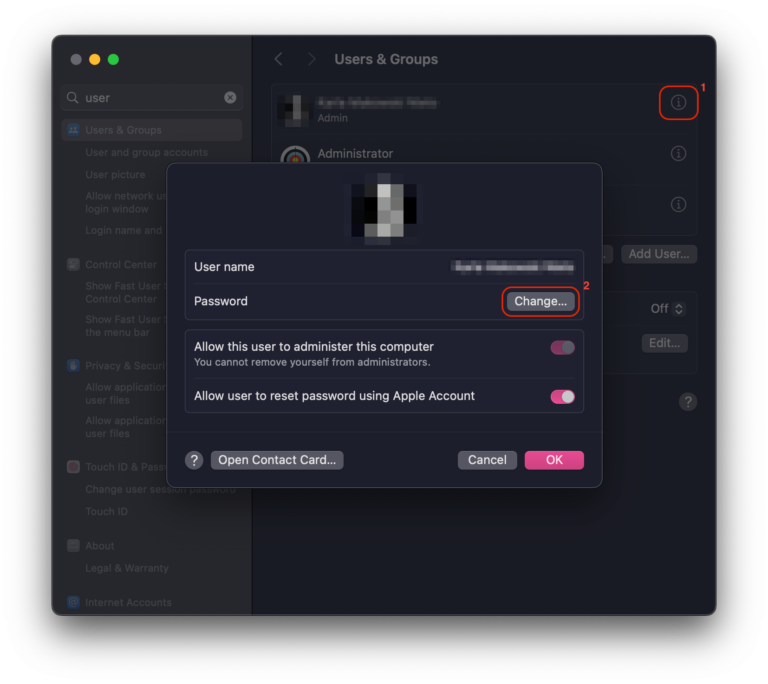 How to reset Mac passwords