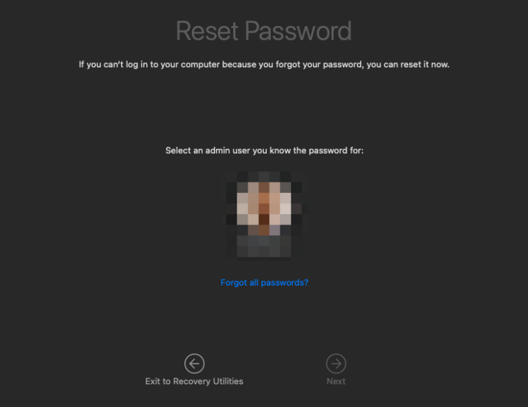 How to reset Mac passwords