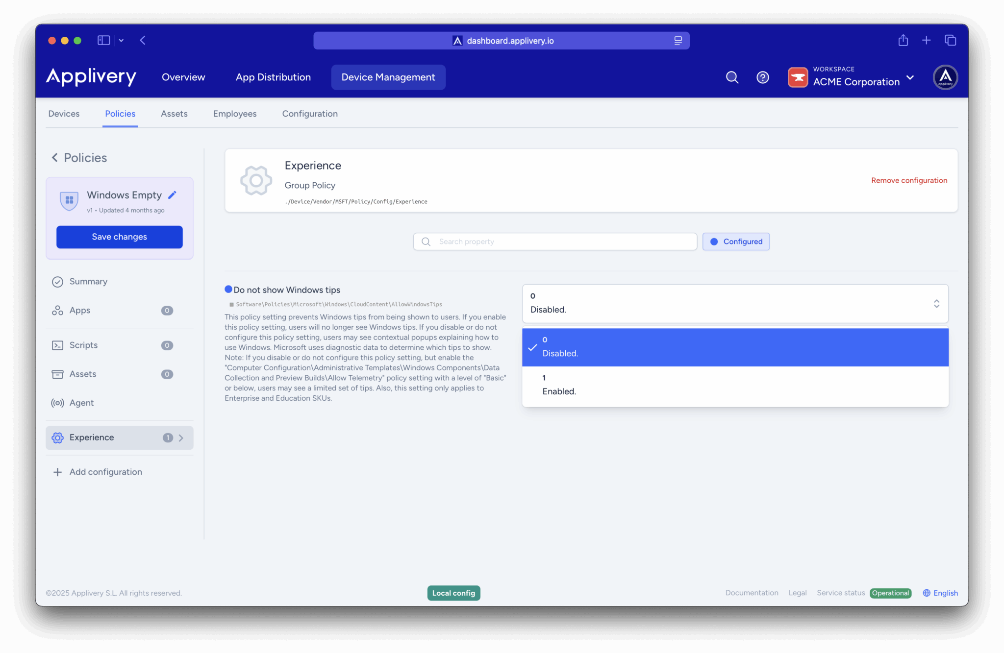 How to turn off Microsoft Consumer Experiences on Windows devices